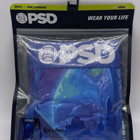 PSD | Underwear & Socks | Psd Mens Rick And Morty King Sht Boxer Briefs ...